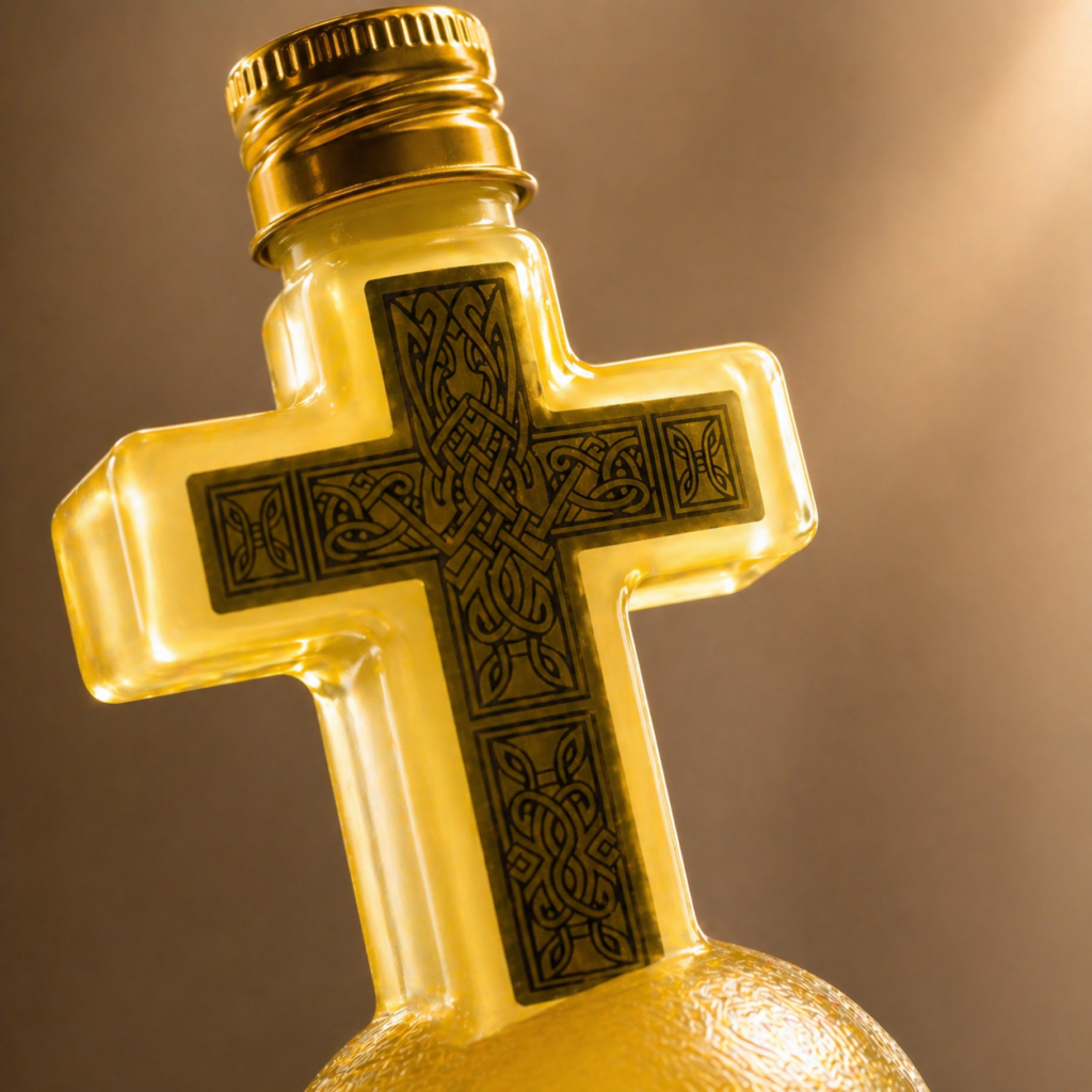 Frankincense Myrrh & Spikenard Anointing Oil 120ml Cross Bottle